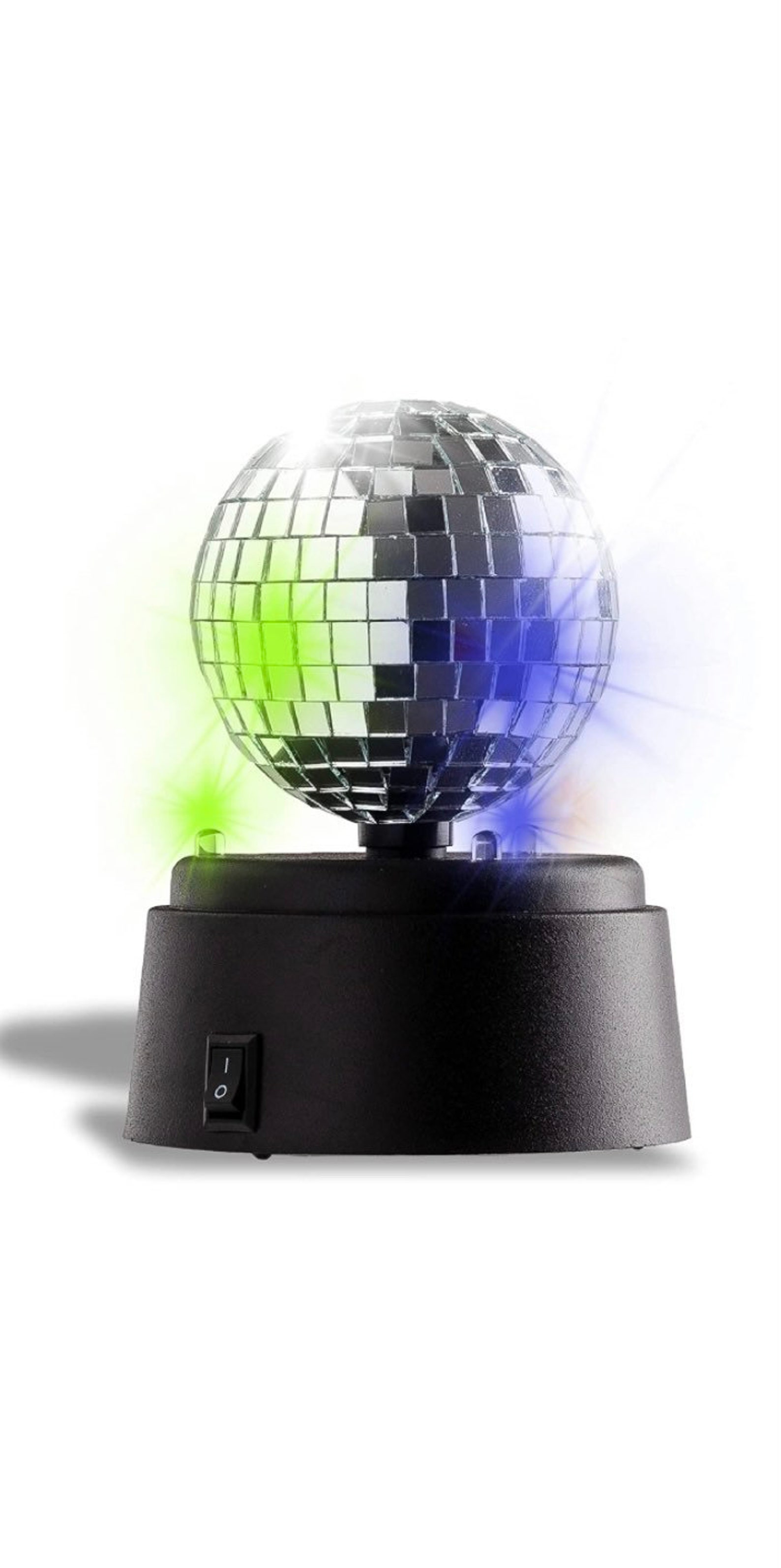 DISCO MIRROR BALL Rotating Party Light, Cake Topper, Table Decor, Last ...