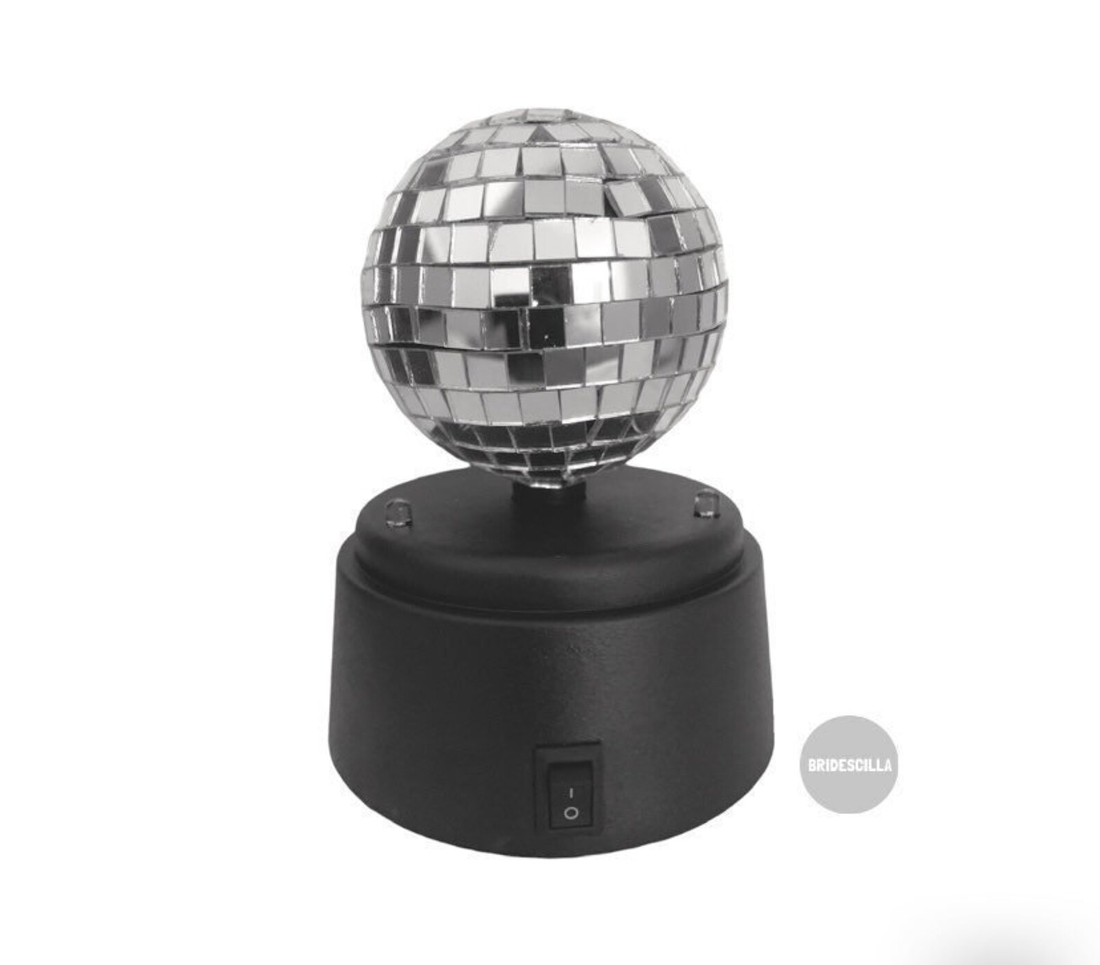 DISCO MIRROR BALL Rotating Party Light, Cake Topper, Table Decor, Last ...