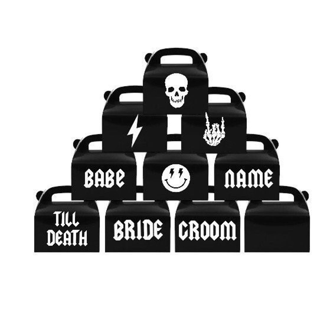TILL DEATH GIFTBOX- Party Favor Snack Box, Hangover Kit, Bachelorette ...