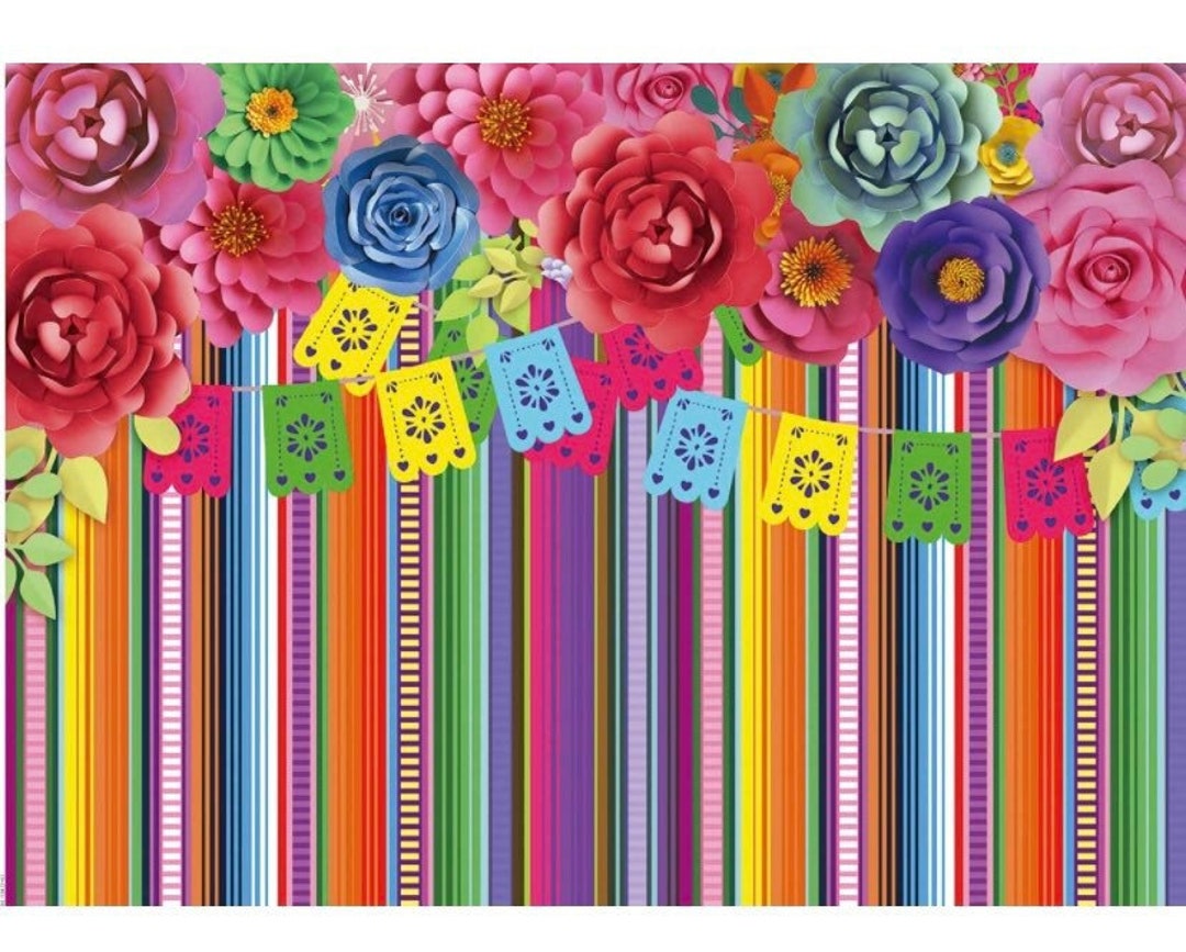 MEXICAN SERAPE BACKDROP- Fiesta Theme Bachelorette/ Bachelor Party ...