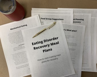 Eating Disorder Plan - Etsy