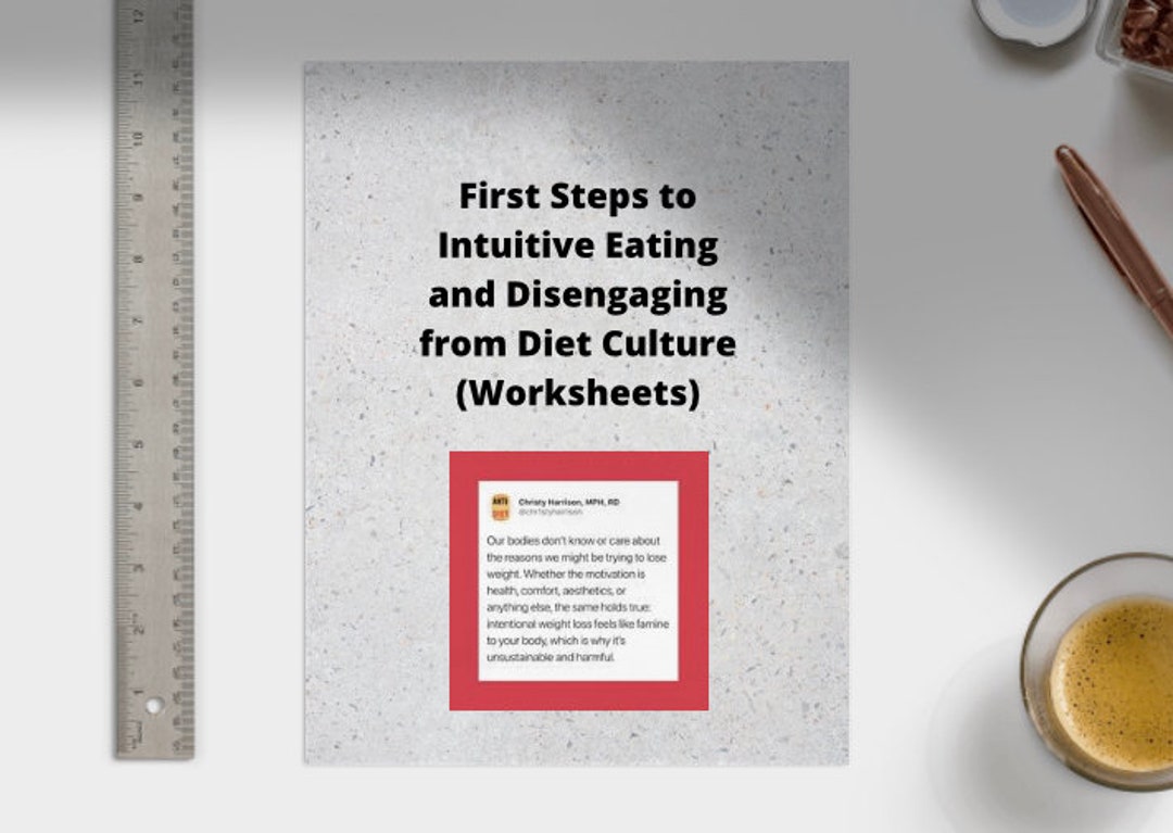 First Steps Towards Intuitive Eating and Challenging Diet - Etsy