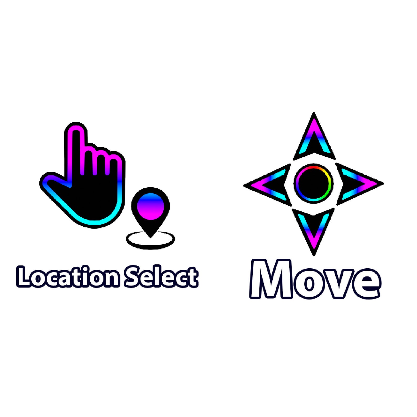 Neon Rgb Animated Computer Cursor Pack Perfect For Gamers And Creatives Etsy