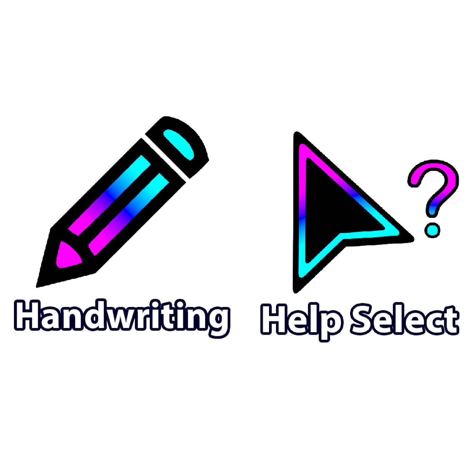 Neon RGB Animated Computer Cursor Pack, Perfect for Gamers & Creatives ...