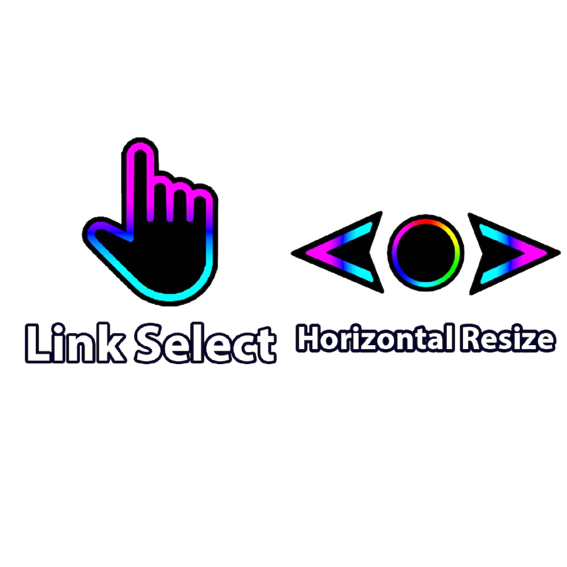 Neon Rgb Animated Computer Cursor Pack Perfect For Gamers And Creatives Etsy
