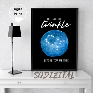 Motivational Printable Life Quote Wall Art to Remind You to Live Your ...