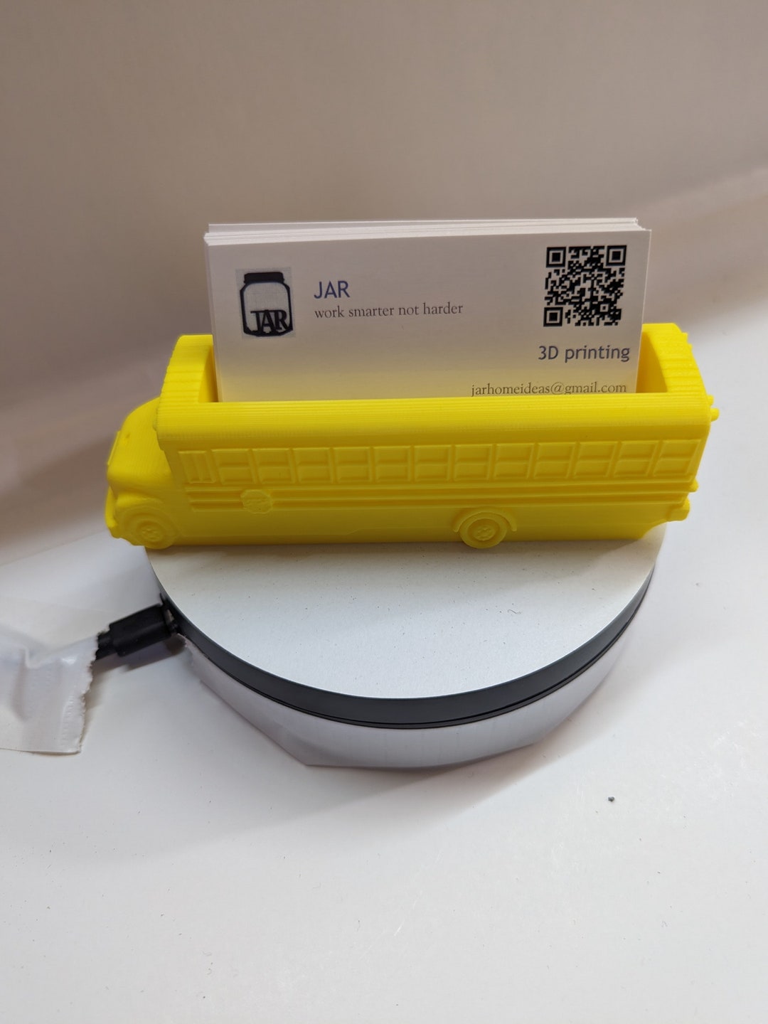 School Bus Business Card Holder - Etsy