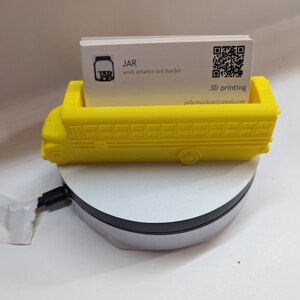 School Bus Business Card Holder - Etsy