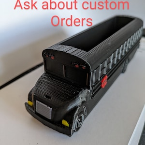 School Bus Business Card Holder - Etsy