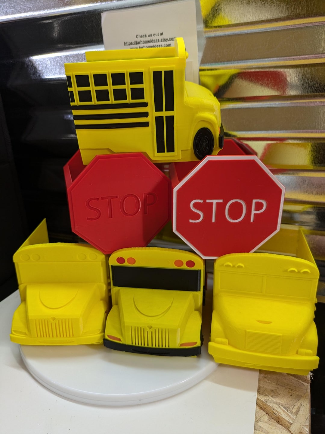 School Bus Sticky Note Holder - Etsy