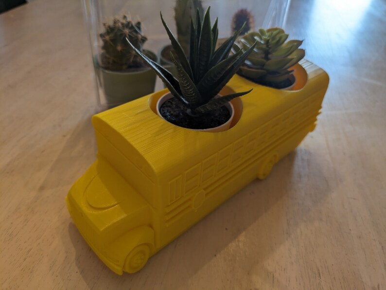 School Bus Plant Holder - Etsy