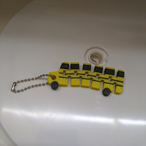School Bus Keychain - Etsy