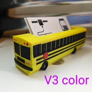 School Bus Business Card Holder - Etsy