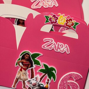 Moana Goodie Boxes for Girls or Boys/ Moana Party - Etsy