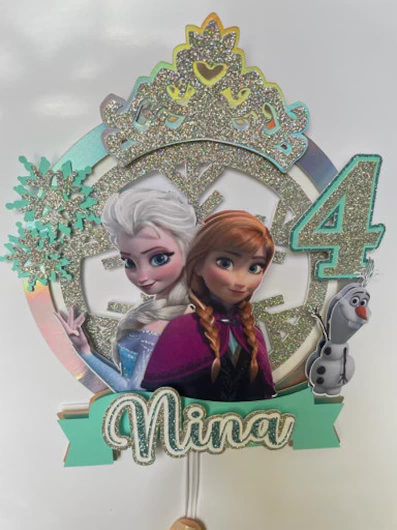 Frozen Cake Topper / Frozen Party / Ana & Elsa - Etsy