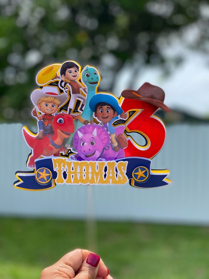 Dino Ranch Cake Topper / Dino Ranch Party / Dino Ranch - Etsy Australia