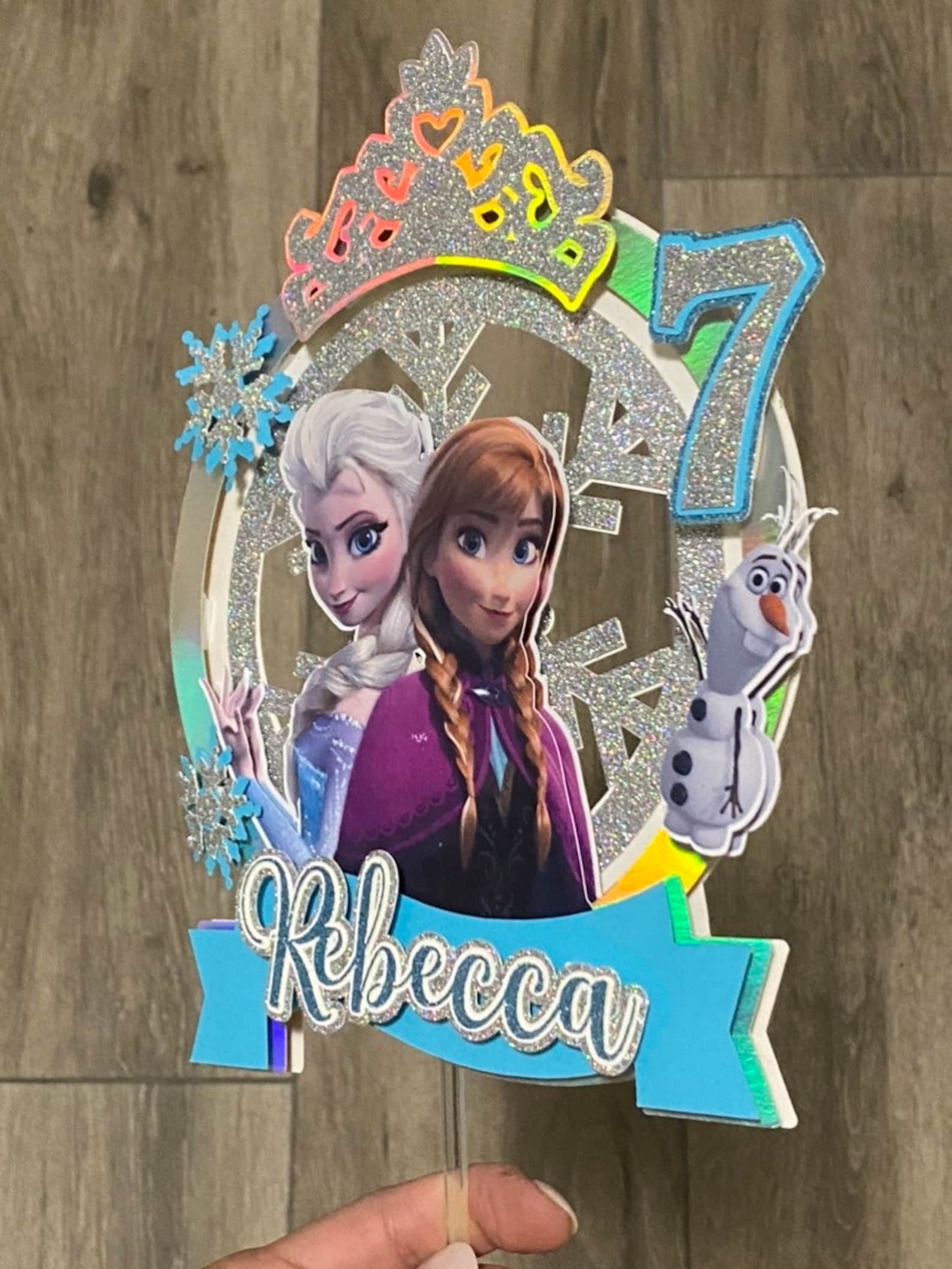 Frozen Cake Topper / Frozen Party / Ana & Elsa - Etsy