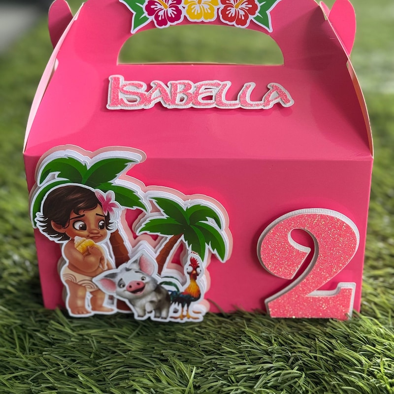 Moana Birthday Party Boxes - Etsy