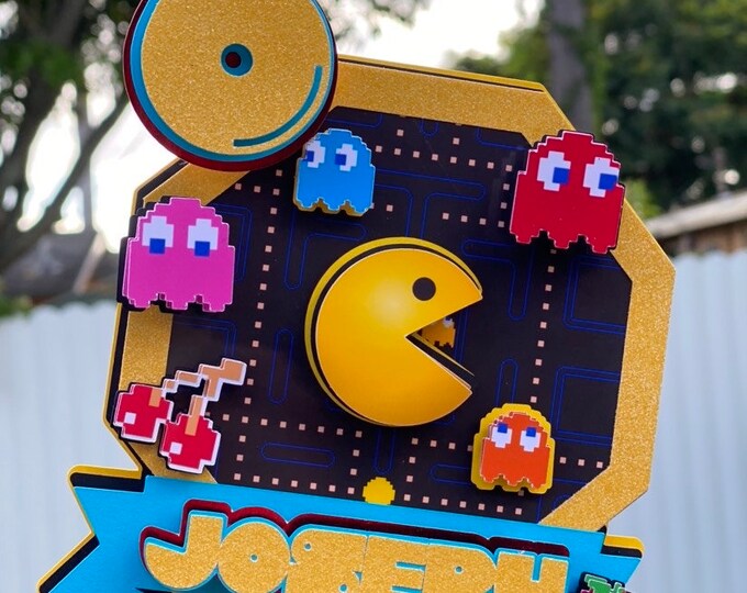 Pac-man Lamp With Sound Vintage Retro Game Decor Office, Bedroom Light ...