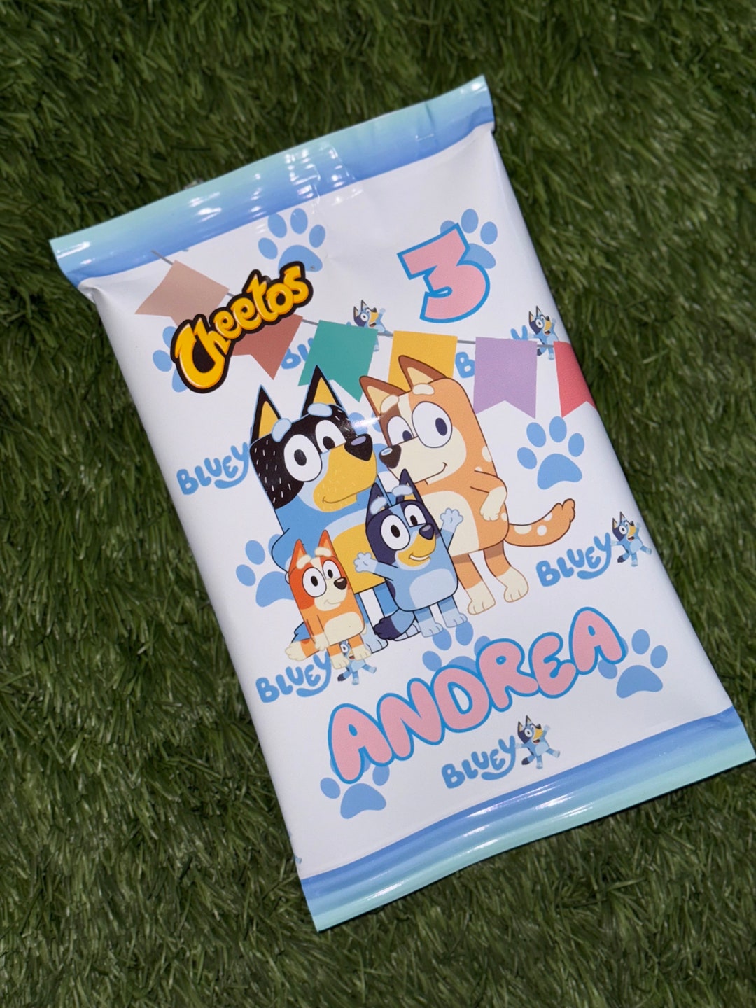 Bluey Chips Bag / Bluey Party - Etsy