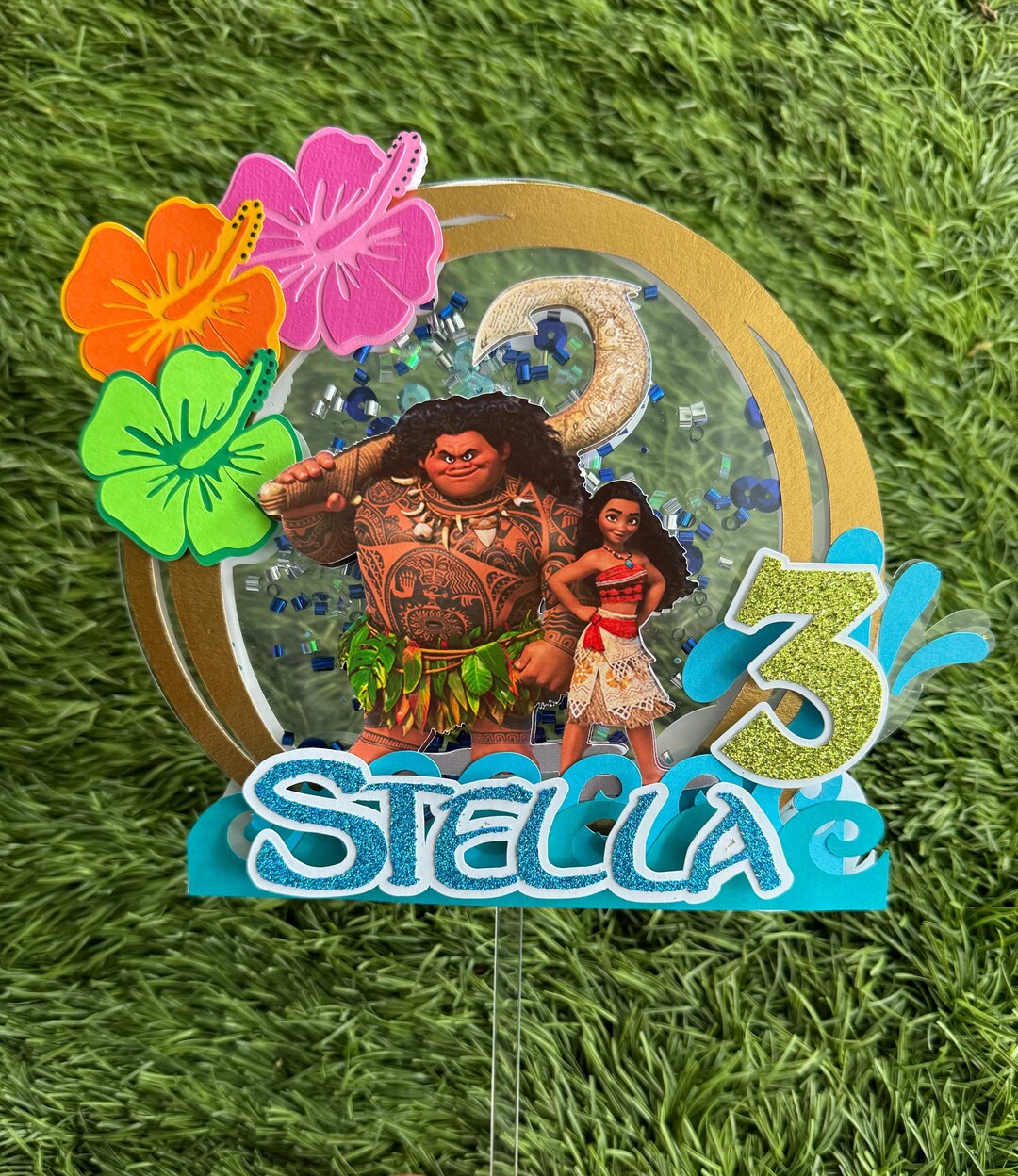 Moana Cake Topper / Moana Decoration Set / Cardstock Characters ...