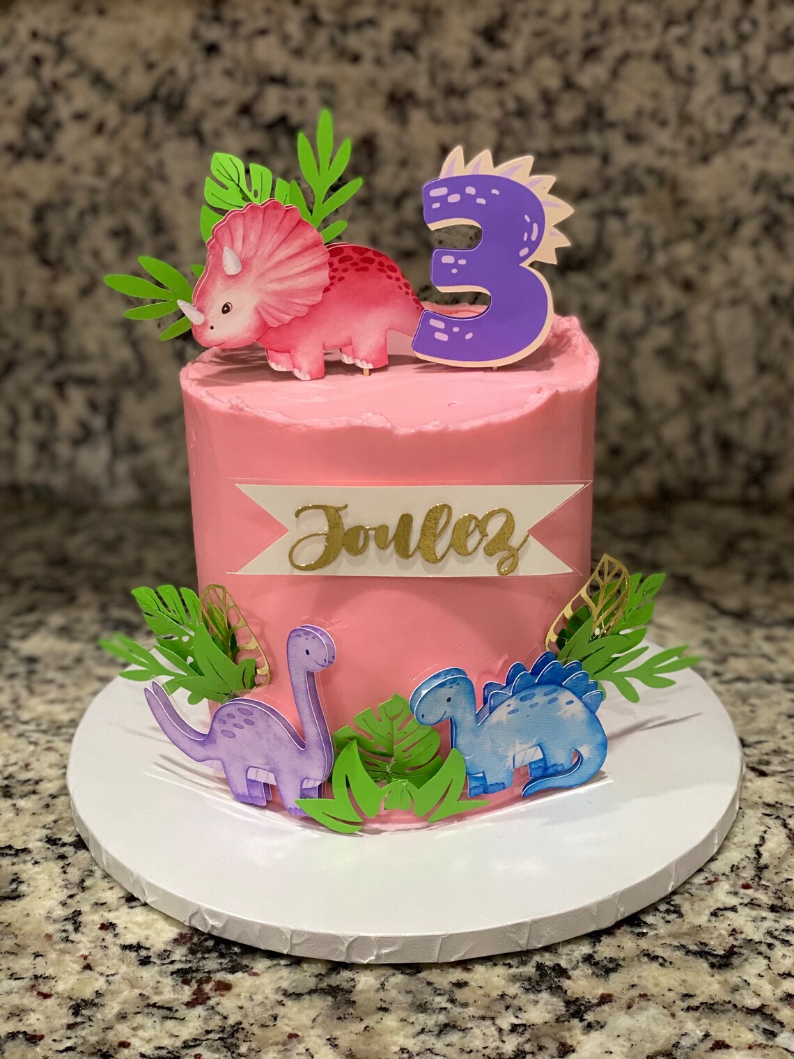 Dinosaur Cake Topper / Dinosaurs Party - Etsy