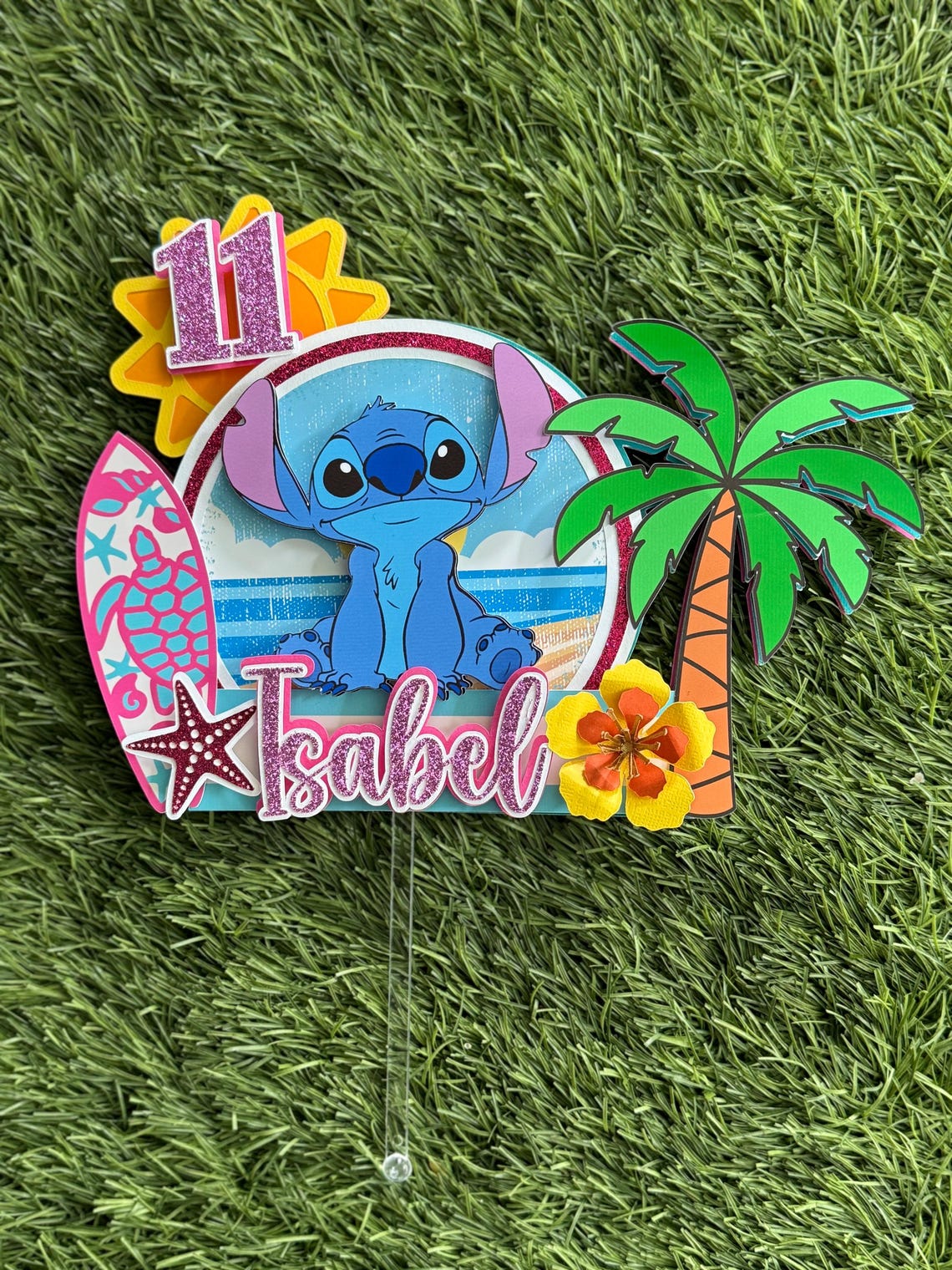Stitch Cake Topper / Stitch Party - Etsy