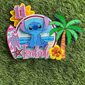 Stitch Cake Topper / Stitch Party - Etsy