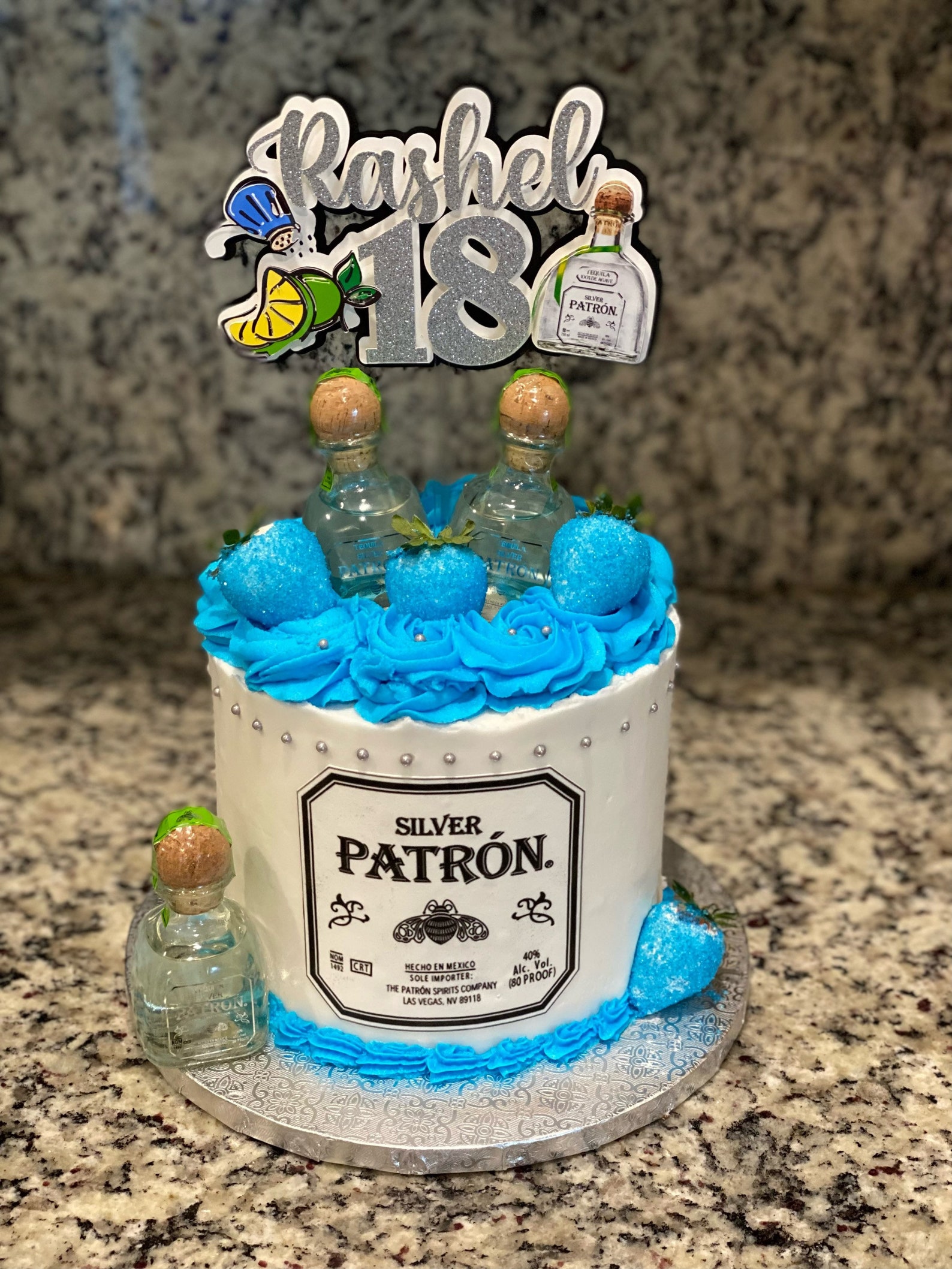 Patron Cake Topper - Etsy