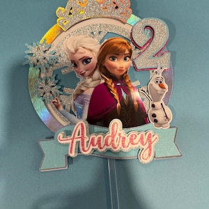 Frozen Cake Topper / Frozen Party / Ana & Elsa - Etsy