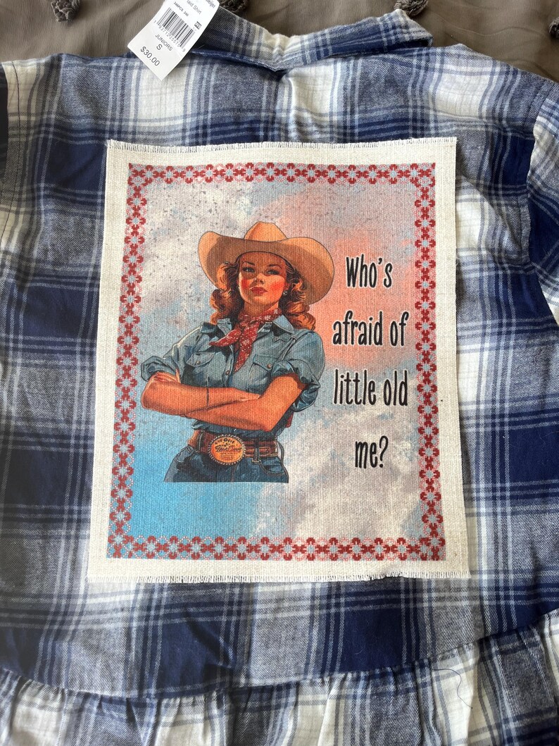 Custom Frayed Edge Patch: Sew-on or Glue-on, Personalized Design - Etsy