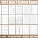 Printable Planner Bundle 2023 Simple Planner Insert Kit Ultimate ...