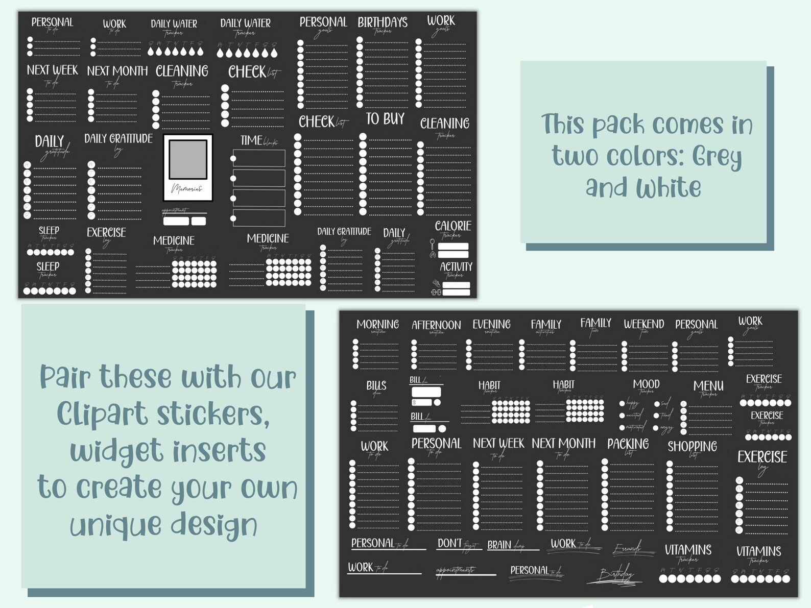 Shape Inserts Precropped Goodnotes File Modern Shape | Etsy