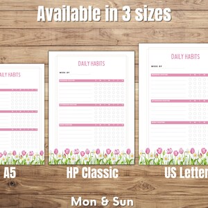 Routine Checklist Printable Planner Insert Daily Routine - Etsy