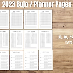 Printable Planner Bundle 2023 Simple Planner Insert Kit Ultimate ...