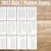 Printable Planner Bundle 2023 Simple Planner Insert Kit Ultimate ...