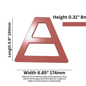 Segmented Angle Wedge Wedgies Jig Templates for Segmented Rings - Etsy
