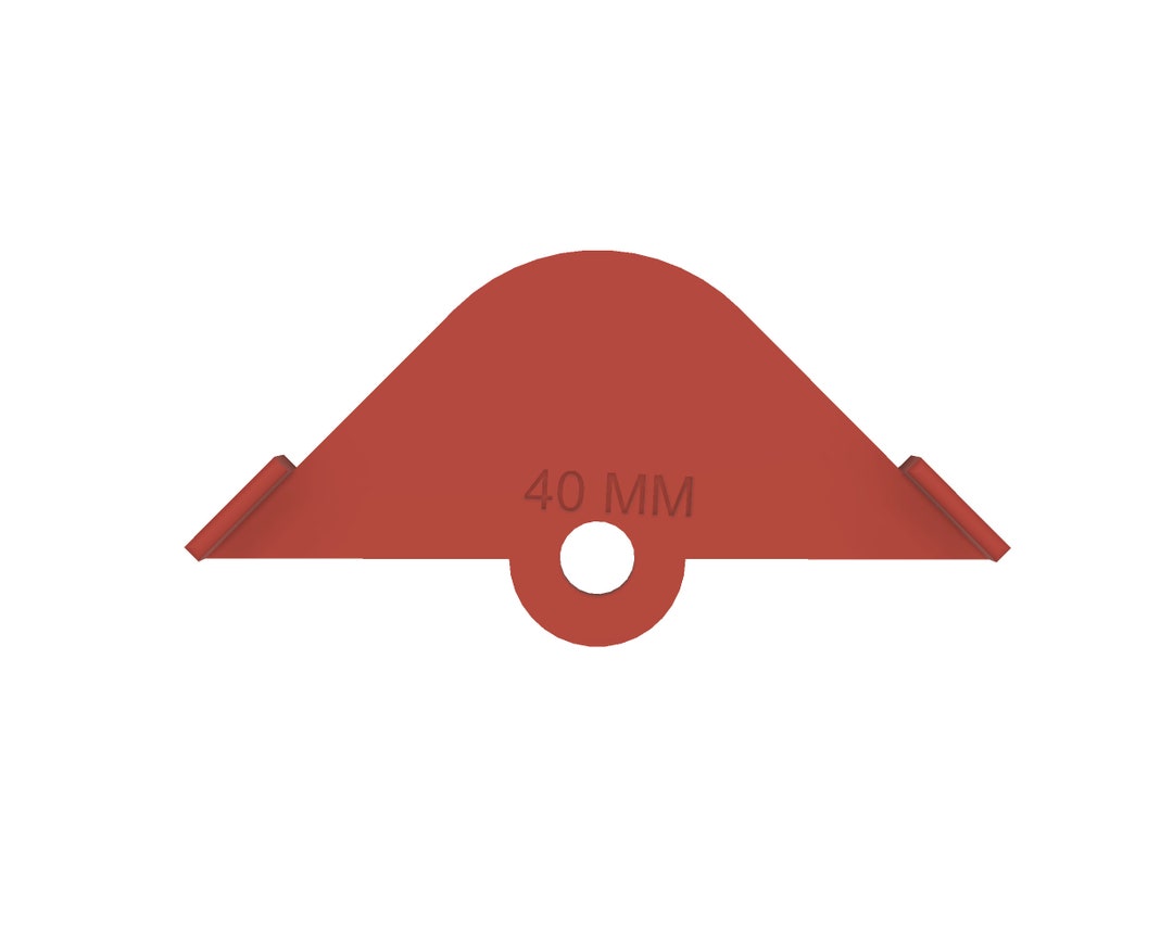 Digital Download - Router Corner Radius Jig 40 Mm Radius 80 Mm Diameter ...