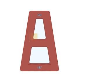 Segmented Angle Wedge Wedgies Jig Templates for Segmented - Etsy