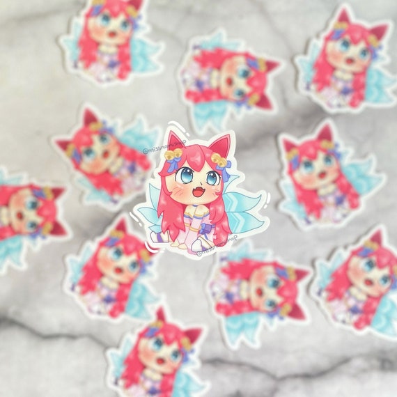 Chibi Spirit Blossom Ahri Sticker League of Legends Lol | Etsy