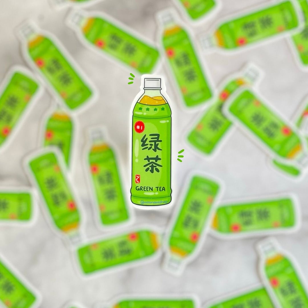 Ito En Green Tea Sticker | Japanese Asian Drink Sticker | Waterproof ...
