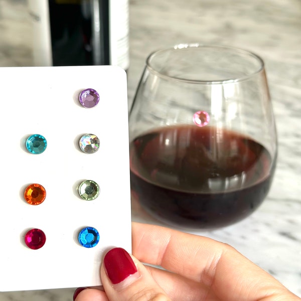 Magnetic Wine Charms - Etsy