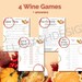 Thanksgiving Wine Tasting Printable, Friendsgiving Party, Wine Tasting ...
