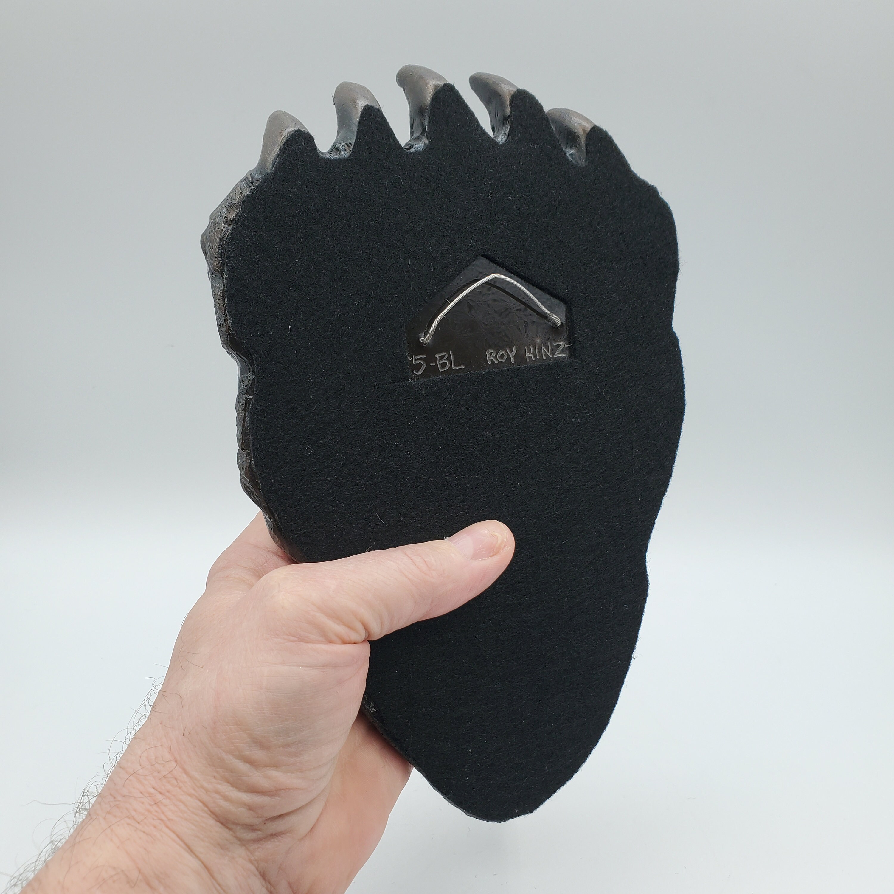 Left Back Bear Paw - Bear Claw - Bear Track - Cold Cast Bronze - Track ...