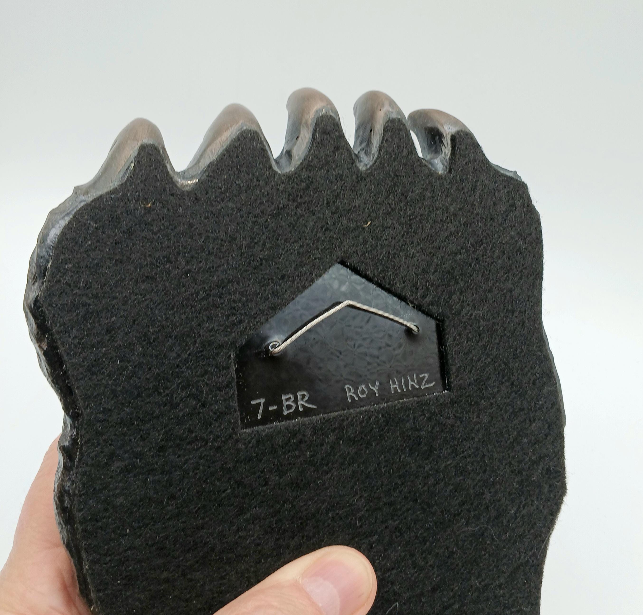 Right Back Bear Paw - Bear Claw - Bear Track - Cold Cast Bronze - Track ...