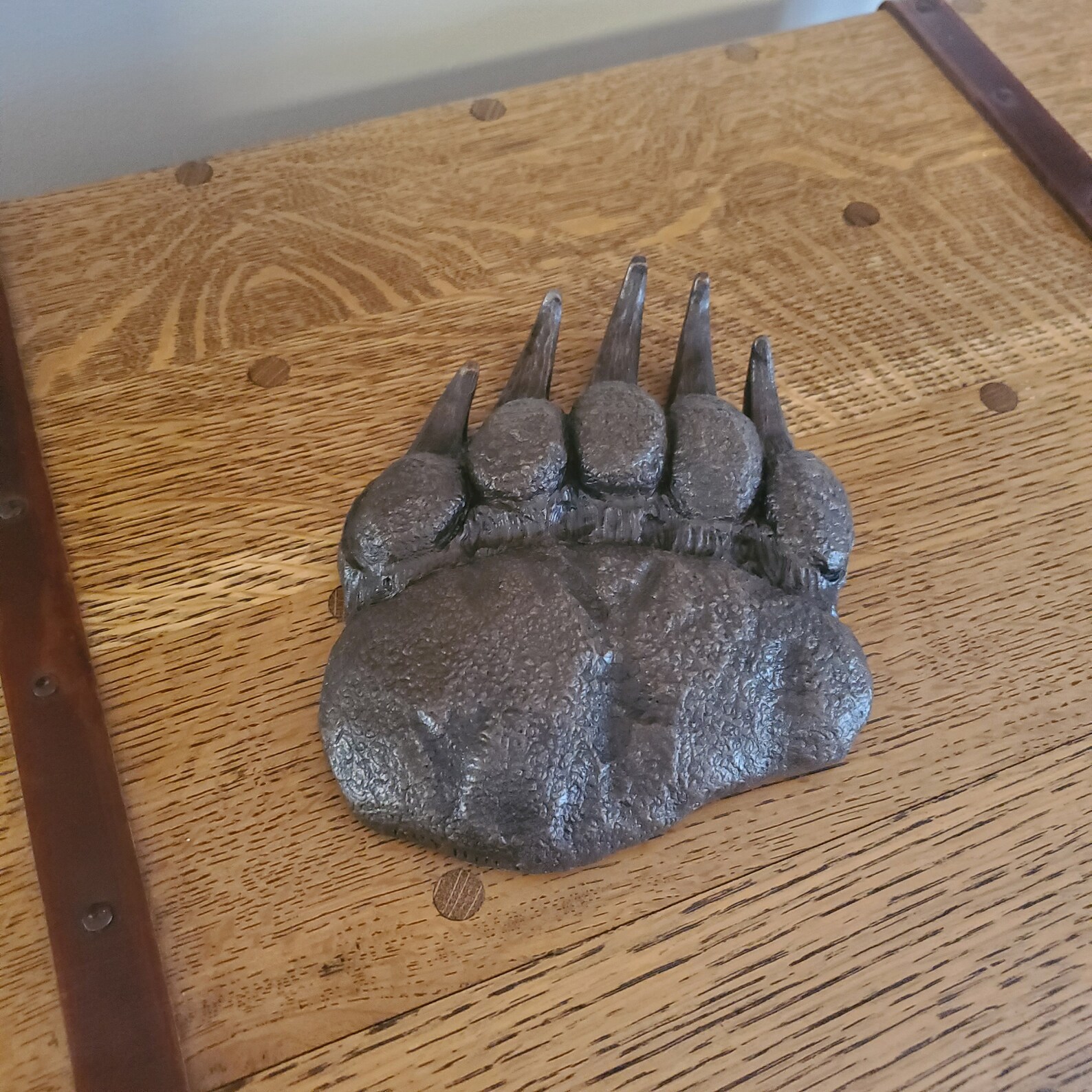 Left Bear Paw - Bear Claw - Bear Track - Cold Cast Bronze - Grizzly ...