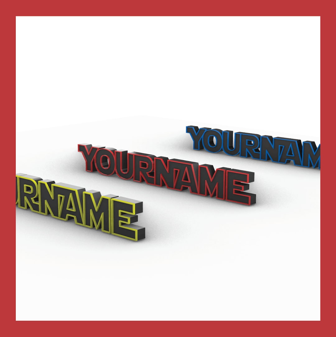 Custom Desk Space Wars Name Plate, Plaque, Sign (3D Printed) - Etsy