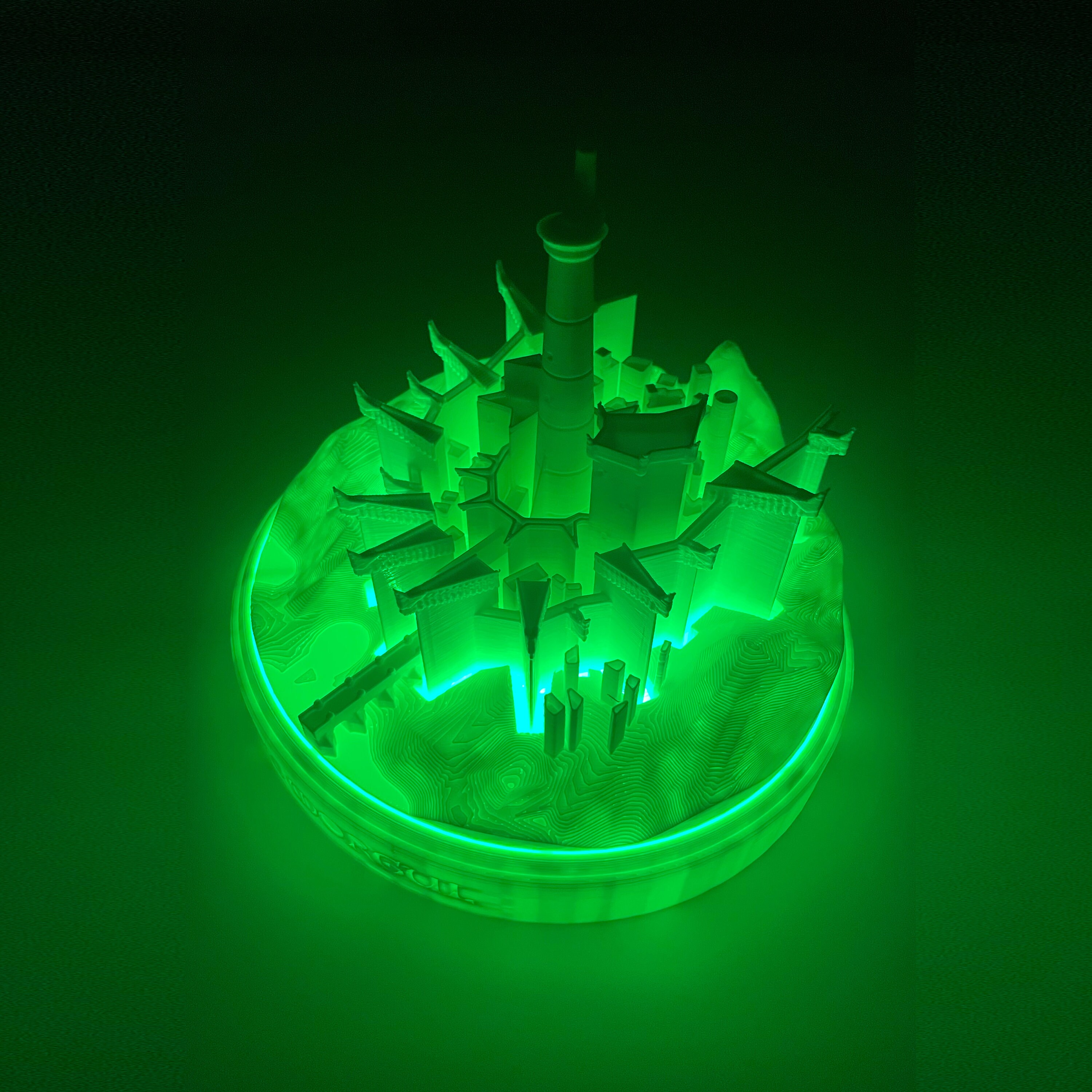 Large Minas Morgul 17cm X 16cm X13.5cm 3D Printed Light - Etsy