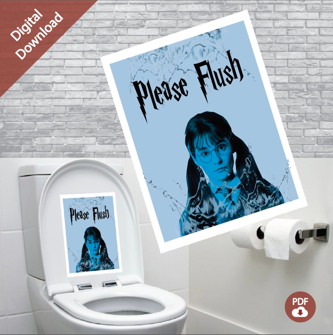 Ghost Moaning Myrtle Party Decoration Digital Download Only PDF - Etsy