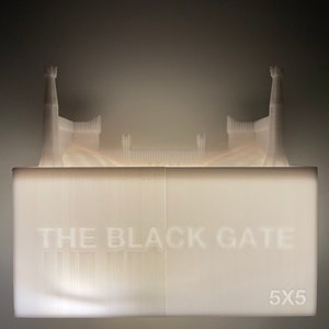 The Black Gate: Morannon (lord of the Rings Inspired) 5cm X 5cm X 10cm ...